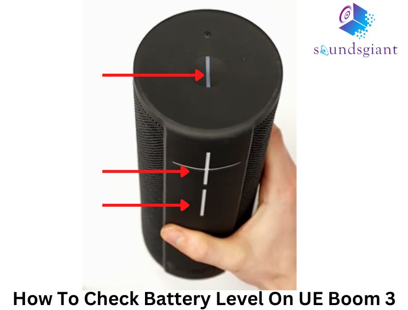 How To Check Battery Level On UE Boom 3 | Sounds Giant